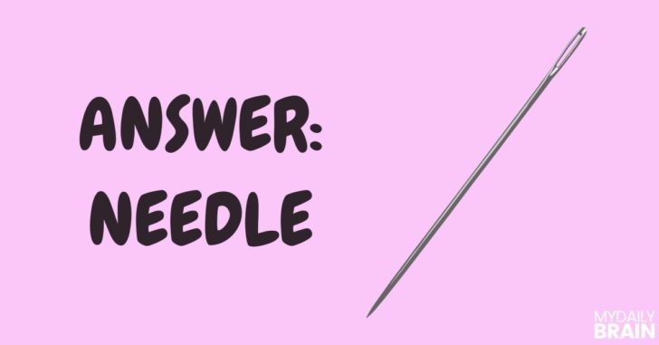 Solve This Classic Riddle: What Has An Eye But Cannot See?