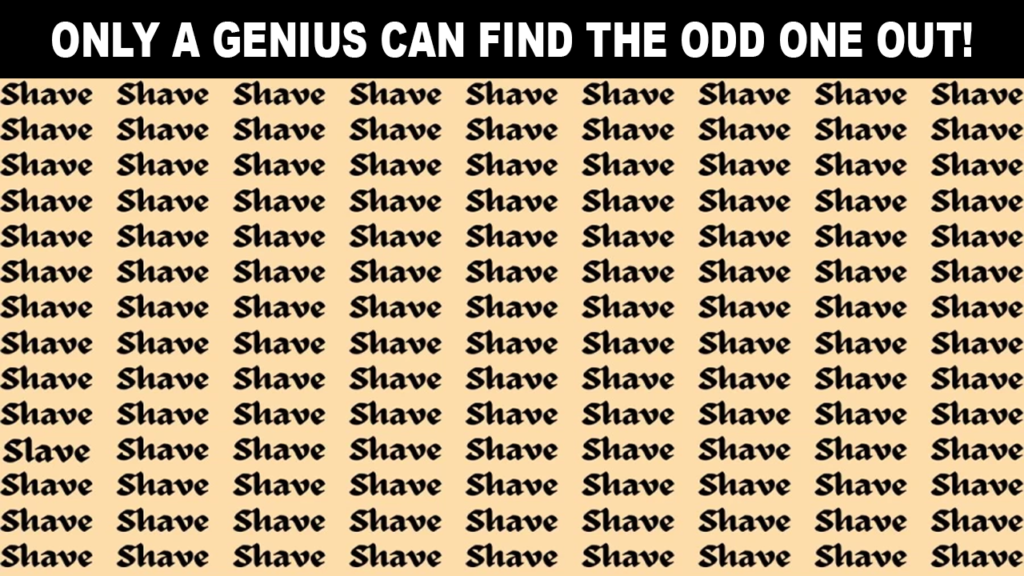 Observation Test: If You Have 20/20 Vision Find The Odd Word Out In 10 ... Observation Test: If You Have 20/20 Vision Find The Odd Word Out In 10 ...